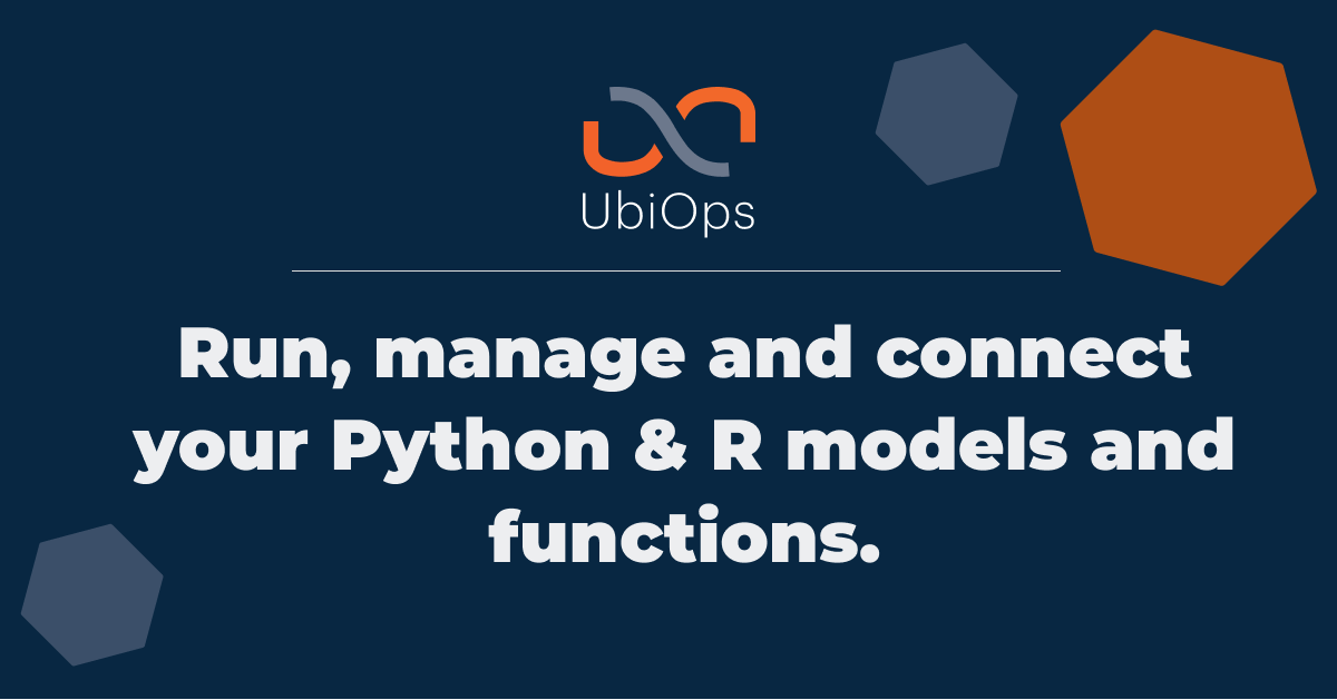 Run your data science code live in the cloud with UbiOps