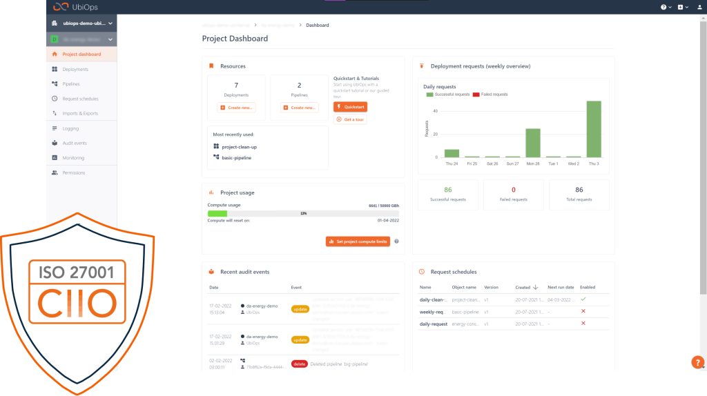 Run your data science code live in the cloud with UbiOps